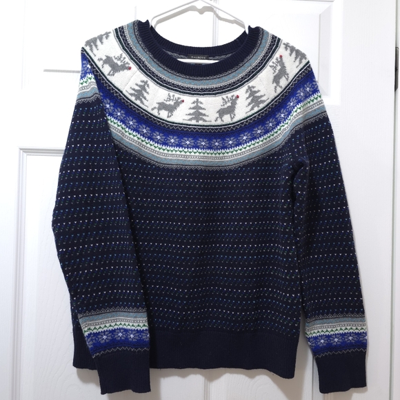 Talbots | Sweaters | Talbots Adorable Rudolph Reindeer Christmas Fair ...